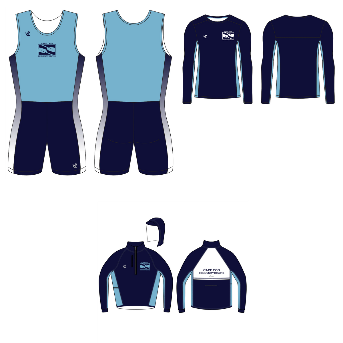Men's Bundle - CAPE COD COMMUNITY ROWING – JL Rowing