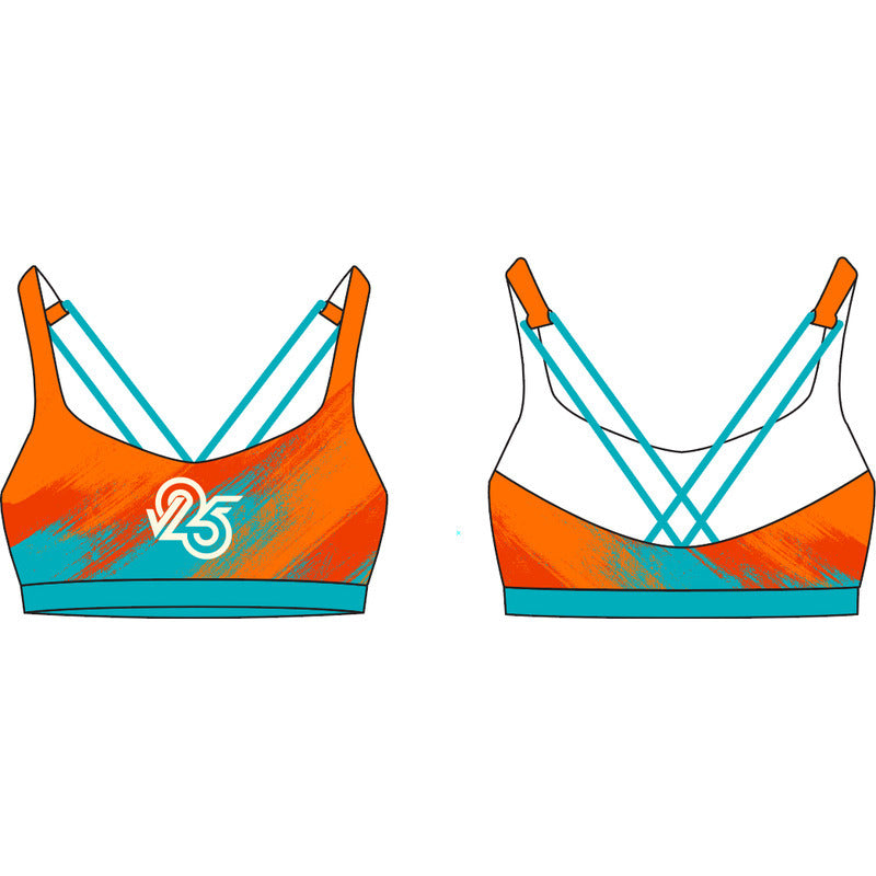 Women’s Azure Blaze JL25 X-Back Bra - TEAM JL 2025 USA – JL Rowing