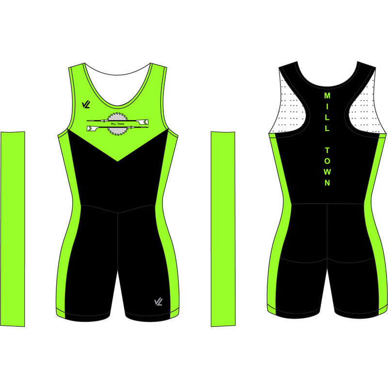 Women's Classic Unisuit with Vertical 2" Stripe - MILL TOWN ROWING – JL ...