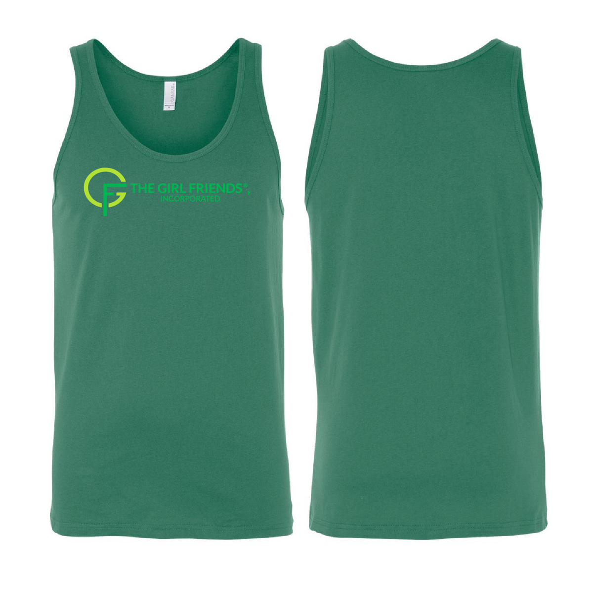 Unisex Kelly Green Jersey Tank - THE GIRL FRIENDS INC. 2026 CONCLAVE ...