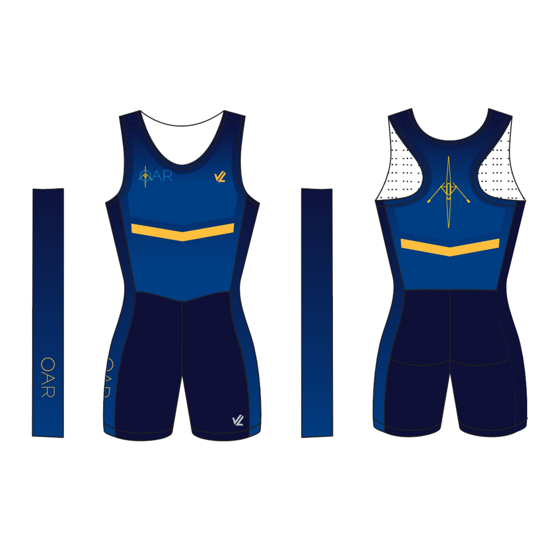 OAR Women's Classic Unisuit with 2" Vertical Stripe - OREGON ASSOCIATI ...