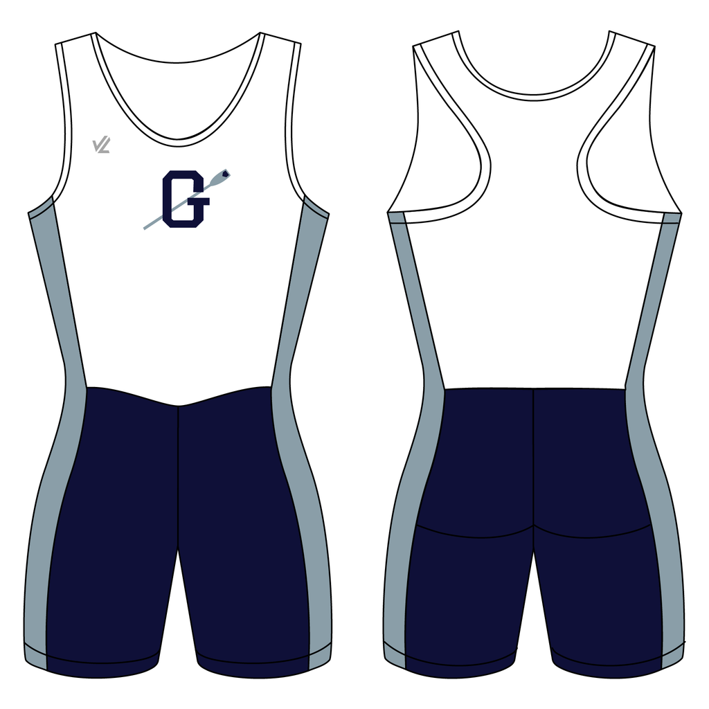 Women's Classic Unisuit With Vertical 3" Stripe - GEORGETOWN WOMEN'S R ...