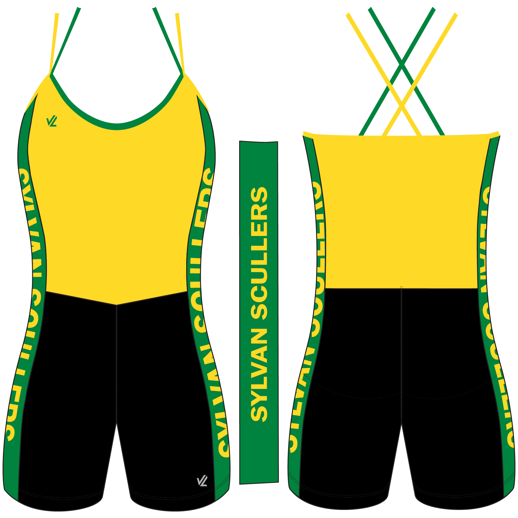 Women's Tangle Unisuit with Vertical 2" Stripe - SYLVAN SCULLERS – JL ...